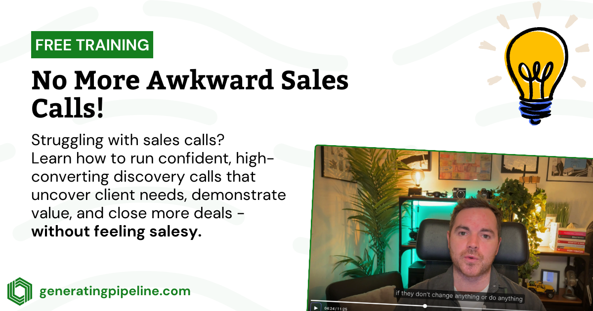 Discovery Call Training - Generating Pipeline